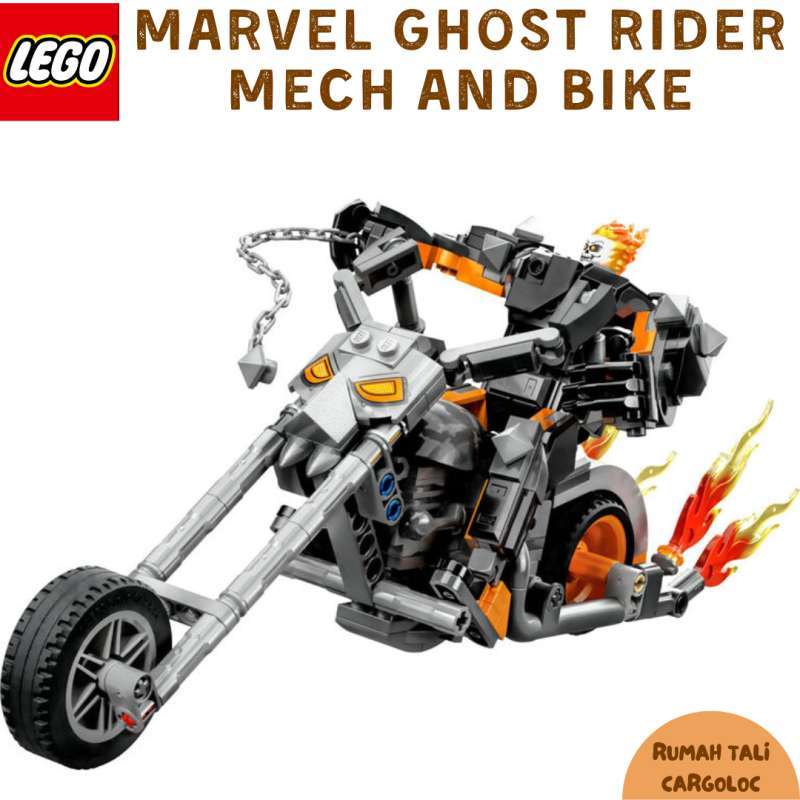 Jual LEGO MARVEL GHOST RIDER MECH and BIKE Bricks di Seller Main Disini ...