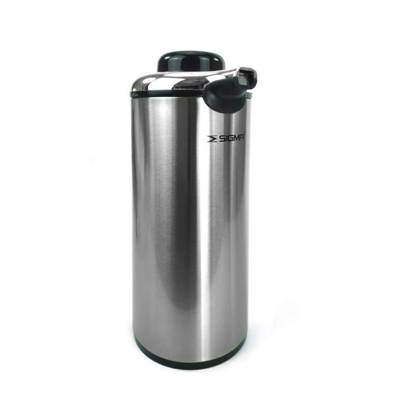 Jual Sigma Termos Vacum Jug 1.9 Liter - Silver Brown - Termos Air Panas ...