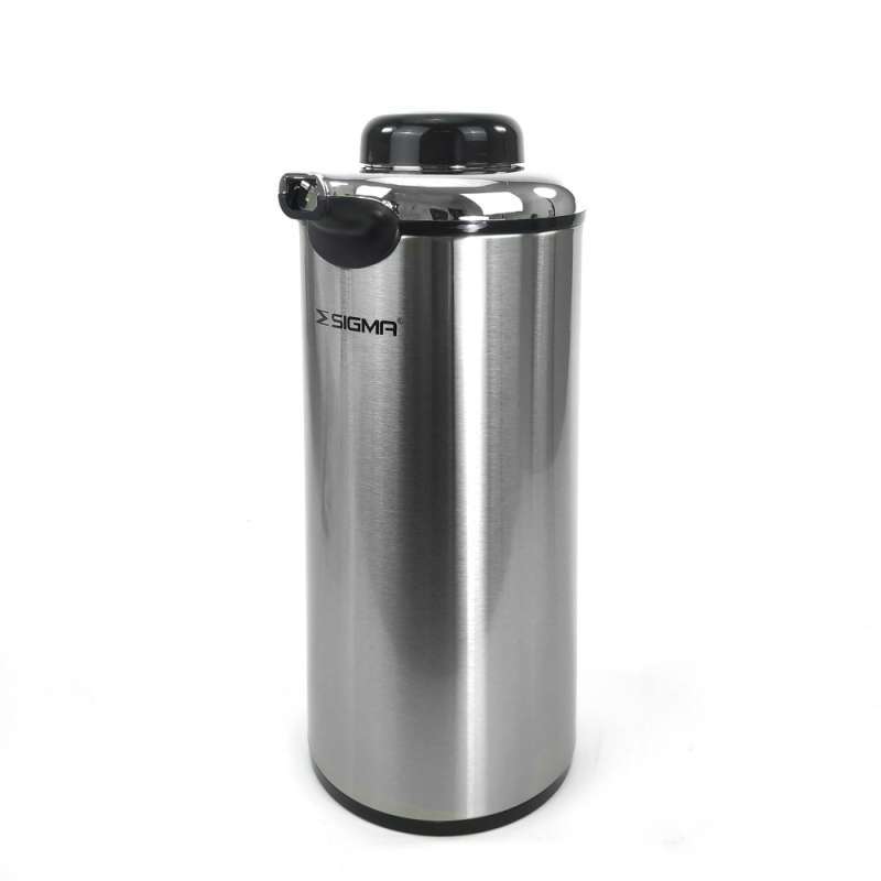 Jual Sigma Termos Vacum Jug 1.9 Liter - Silver Brown - Termos Air Panas ...