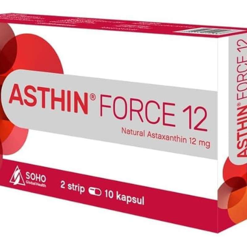 Jual Asthin Force 12 Mg - Daya Tahan Tubuh [1 Box Isi 20kapsul] Di ...