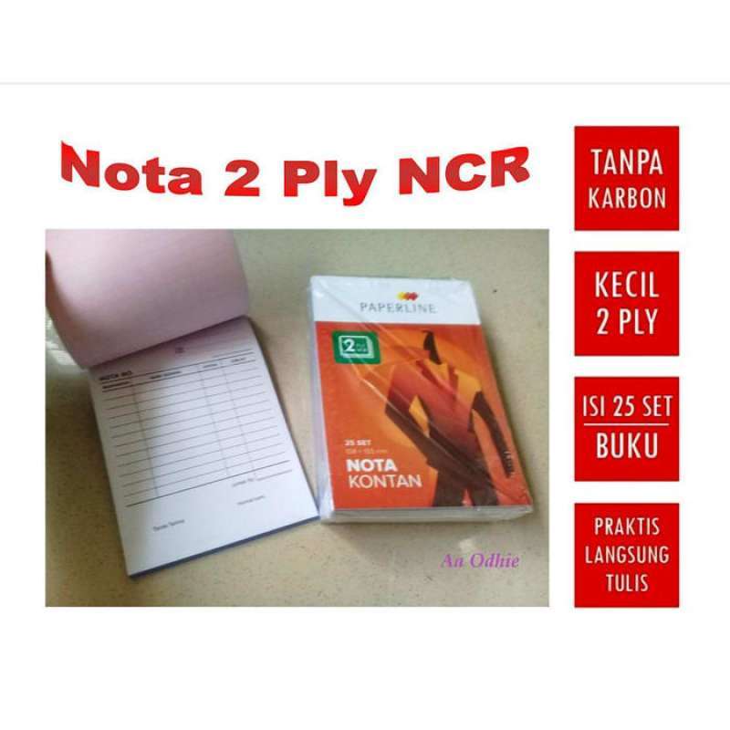 Promo Buku Nota Kontan Kecil 2 Ply Ncr - Paperline Limited Diskon 13% ...