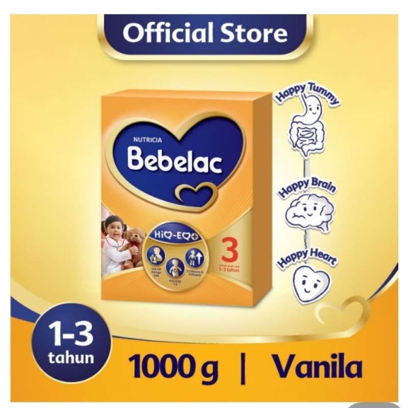 Jual Bebelac 3 Susu Pertumbuhan Anak 1-3 Tahun Vanila 1 kg di Seller ...