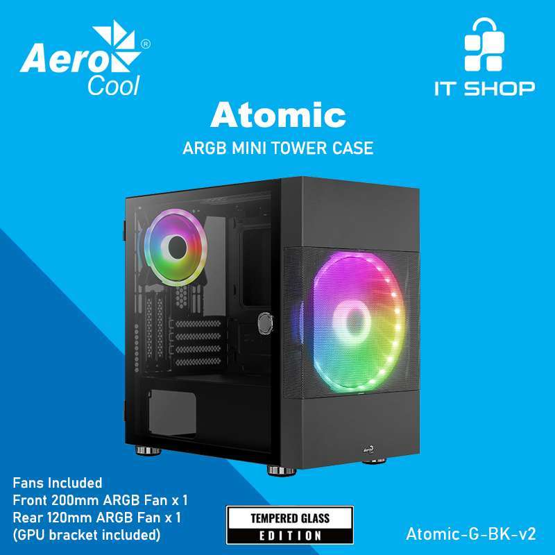 Jual Aerocool Casing Atomic Argb Mini Tower Di Seller It Shop Official ...