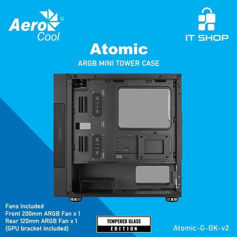 Jual Aerocool Casing Atomic Argb Mini Tower Di Seller It Shop Official ...