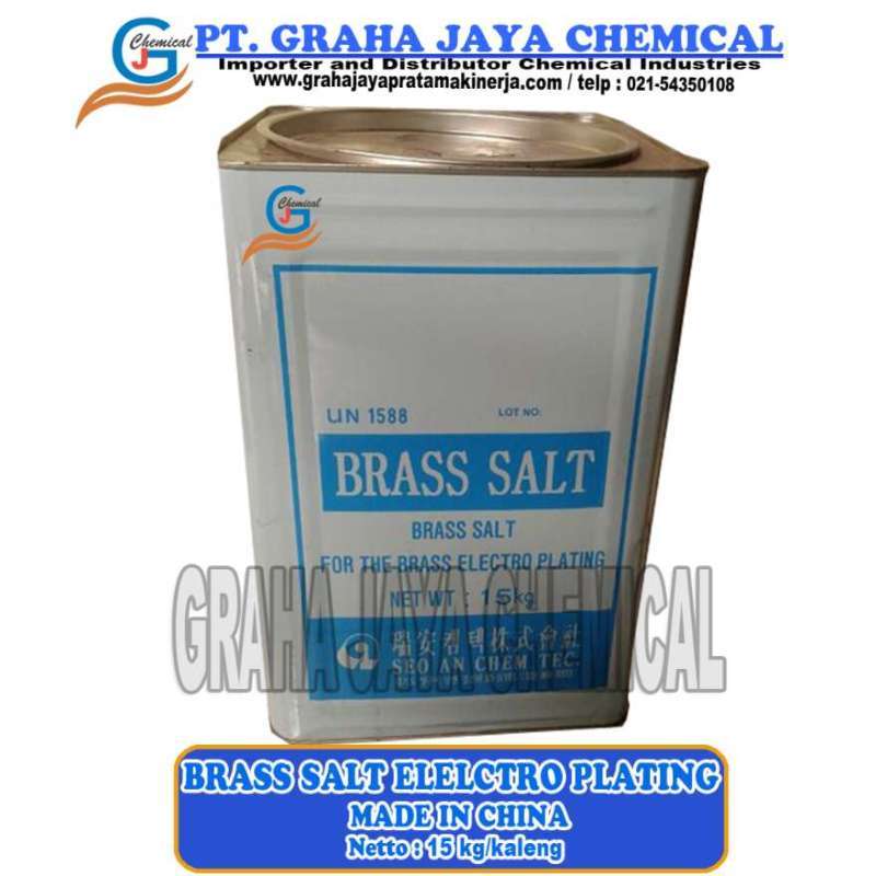 Jual BRASS SALT - Elektroplating (Repacking)1kg di Seller Graha ...