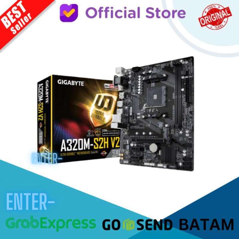 Jual Motherboard Gigabyte GA A320M S2 H V2 AMD DDR4 di Seller Micro Computer - Baloi, Kota Batam ...