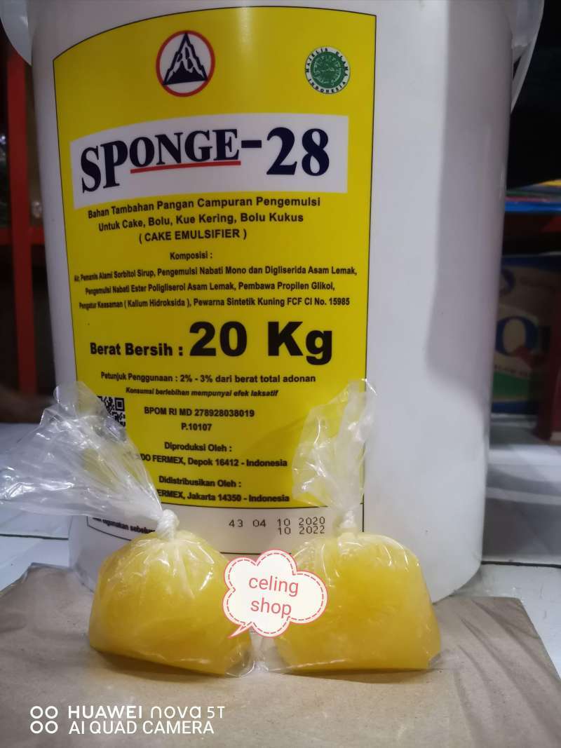 Promo SP KILOAN emulsifier pengemulsi kue SPONGE 28 repack 100gr Diskon ...