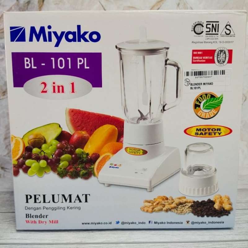 Promo Blender Miyako Plastik BL 101 PL Diskon 33% di Seller Alfira Shop - Tugu Selatan, Kota ...