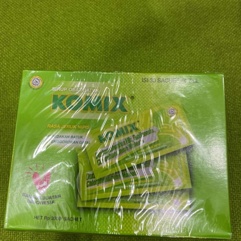Jual Komix Obat Batuk Rasa Jeruk Nipis - 30 Sachet di Seller ...