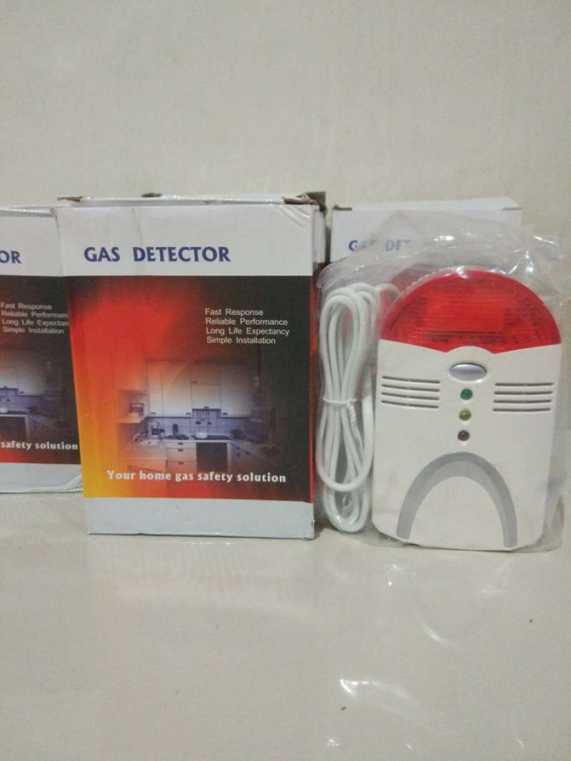 Promo GK DETEKTOR GAS BOCOR LPG 220VAC, DENGAN OUTPUT SUARA,LIGHT ...