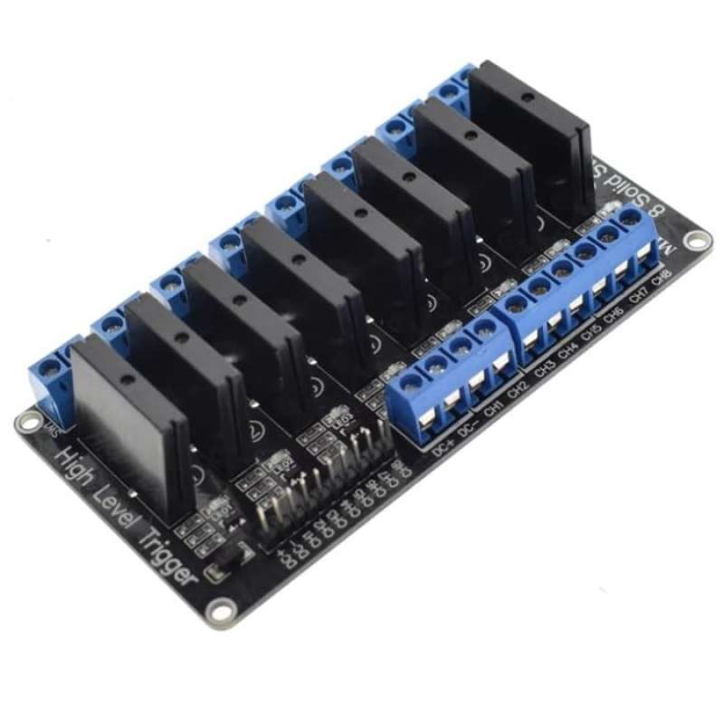 Jual Ssr 8ch Hlt Solid State Relay Module 5v High Level Trigger 250v Di ...