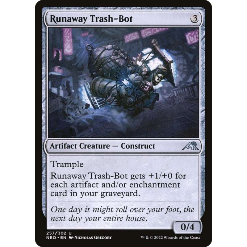 Jual Kartu MTG - Runaway Trash-Bot - NEO - Uncommon - EN - 257 di ...