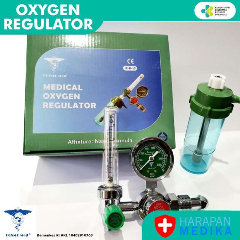 Promo COSMO MED REGULATOR TABUNG OKSIGEN, COSMOMED MEDICAL OXYGEN REGULATOR Diskon 33% di Seller ...