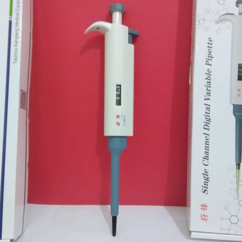 Jual Mikropipet 5-50 Ul. Adjustable Micropipette 5-50 Ul. Mikro Pipet 5 ...
