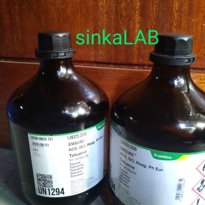 Jual Laboratorium Pendidikan Toluena Merck 08325 2500 Pelarut Pro ...