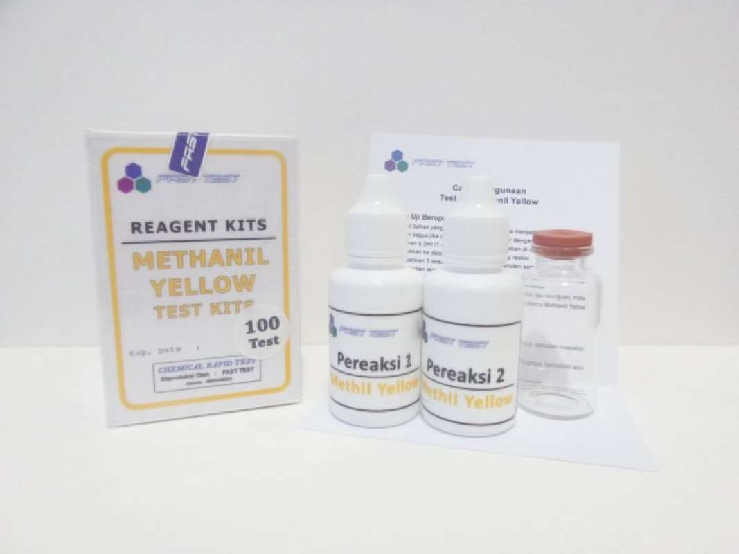 Jual Test Kit Methanyl (methyl) Yellow, Reagen Test Kit Methil Yellow ...