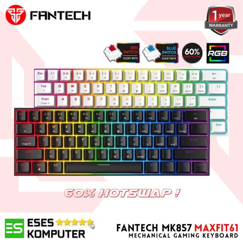 Jual Keyboard Fantech Mk857 Maxfit 61 Maxfit61 60% Rgb | Keyboard ...