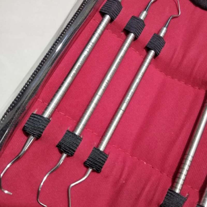 Jual Gracey Currete Universal Dental Kuret Gracey Isi 7 Scaler Manual ...