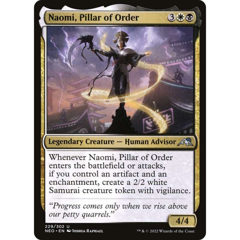 Jual Kartu MTG - Naomi, Pillar of Order (Foil) - NEO - Uncommon - EN ...