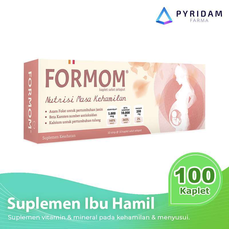 Promo For Mom Suplemen Multivitamin Ibu Hamil - 100 Kaplet Salut ...