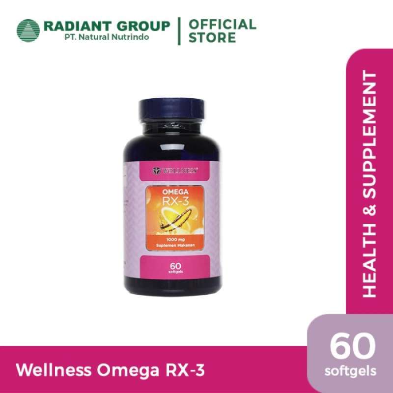 Promo WELLNESS OMEGA RX-3 60 SOFTGELS Diskon 33% di Seller Nur Nur Toko ...