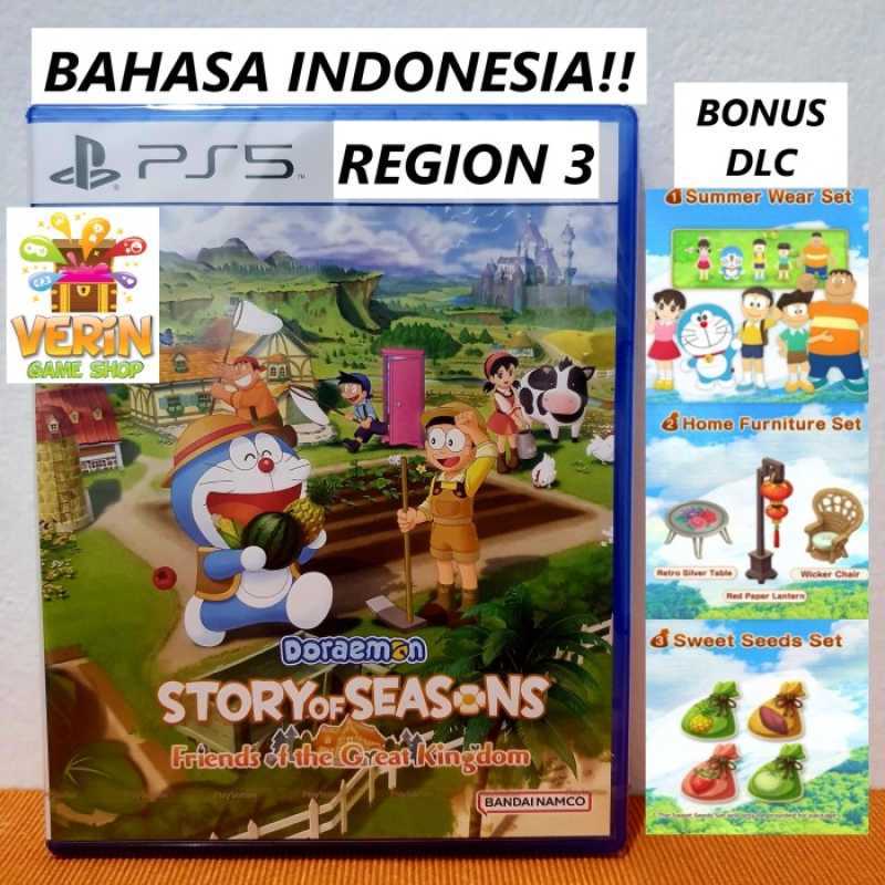 Promo PS5 Doraemon Story of Seasons Friends of the Great Kingdom Diskon ...
