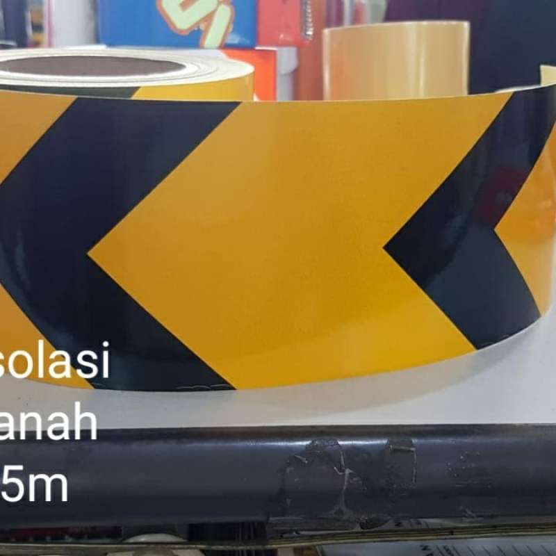 Jual Stiker Reflektor Police Line Tanda Panah 4inch Di Seller Berkah ...