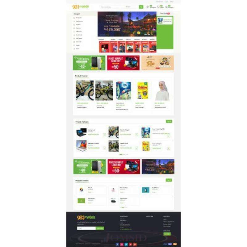 Jual Project Source Code Aplikasi E-market V.5 Marketplace Jual Beli ...
