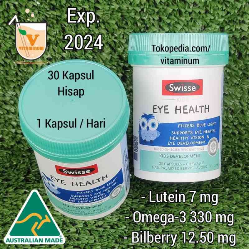 Jual Vitamin Anak Swisse Kids Eye Health 30 Kapsul. Lutein, Bilberry + Dha Di Seller Nur Nur ...