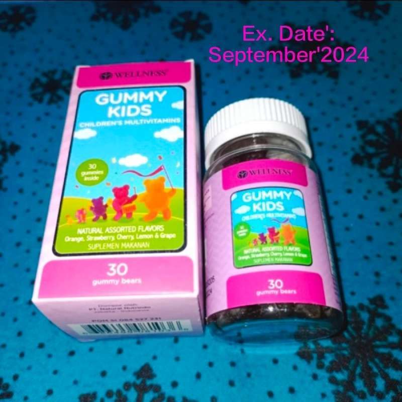 Jual Wellness Gummy Kids Isi 30 Gummy Bears Kid Multivitamin Di Seller ...