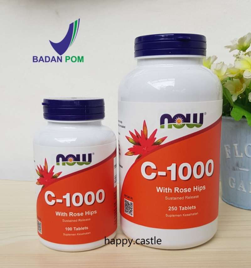 Jual Now Foods Vitamin C - 1000mg Isi 100 Tablet Now Vitamin C 1000mg C ...