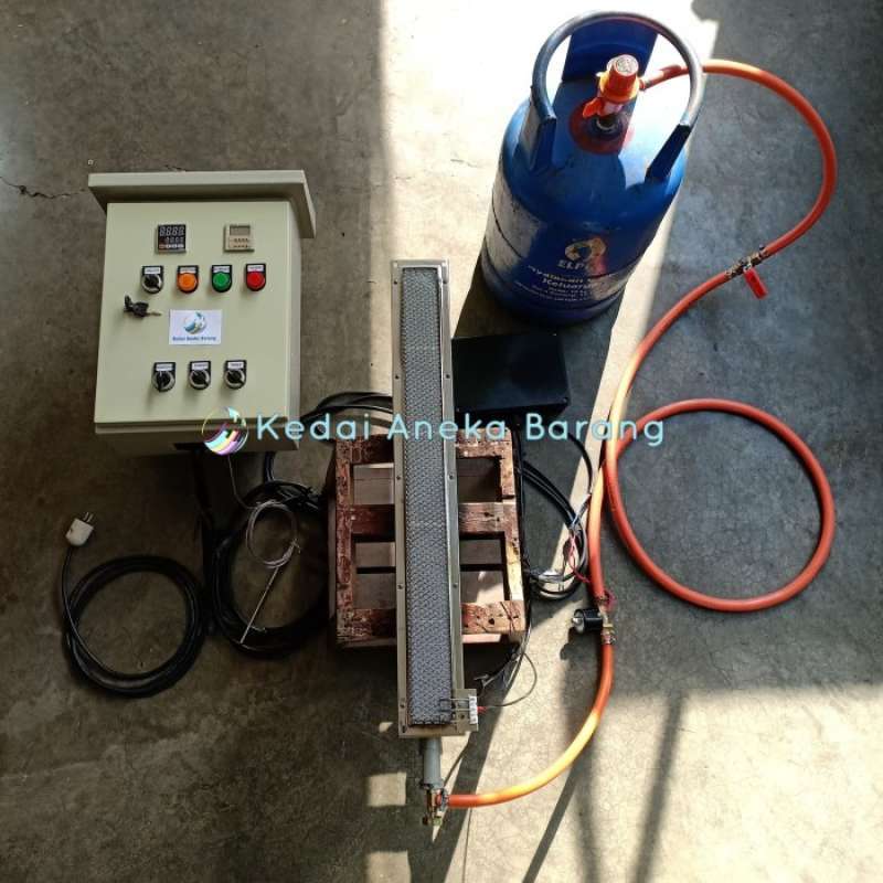 Jual Control Panel Box Infrared Gas Burner Powder Coating Oven 1 Burner ...