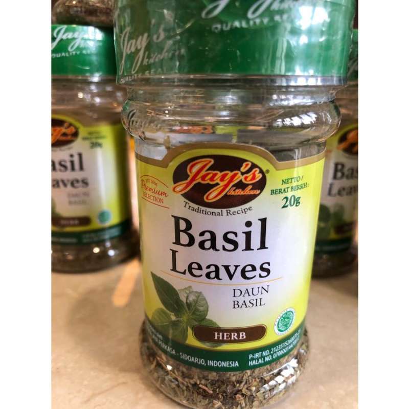 Jual Jays Basil Leaves 20 Gr / Jay's Leaf / Dried / Daun Kering Bumbu ...