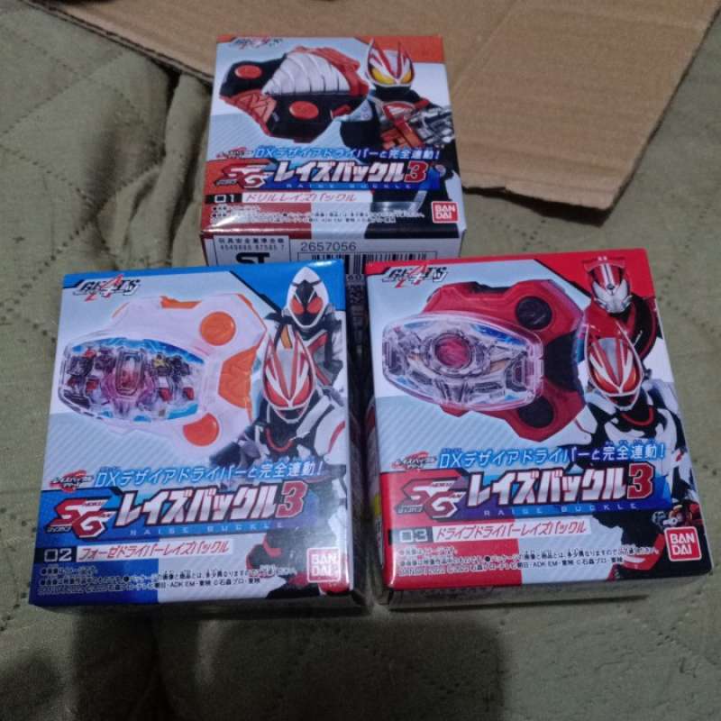 Promo Sg Dx Gp Raise Buckle Legend Kamen Rider Geats Drive Fourze Drill V 3 - Drill Diskon 50% ...