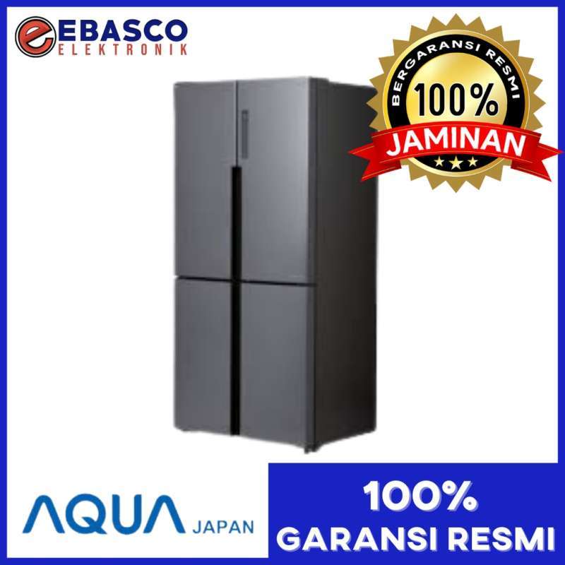 Jual AQUA Side by Side Inverter AQR-IM525 AM GB Kulkas 4 Pintu Kapasitas 456L di Seller Ebasco ...
