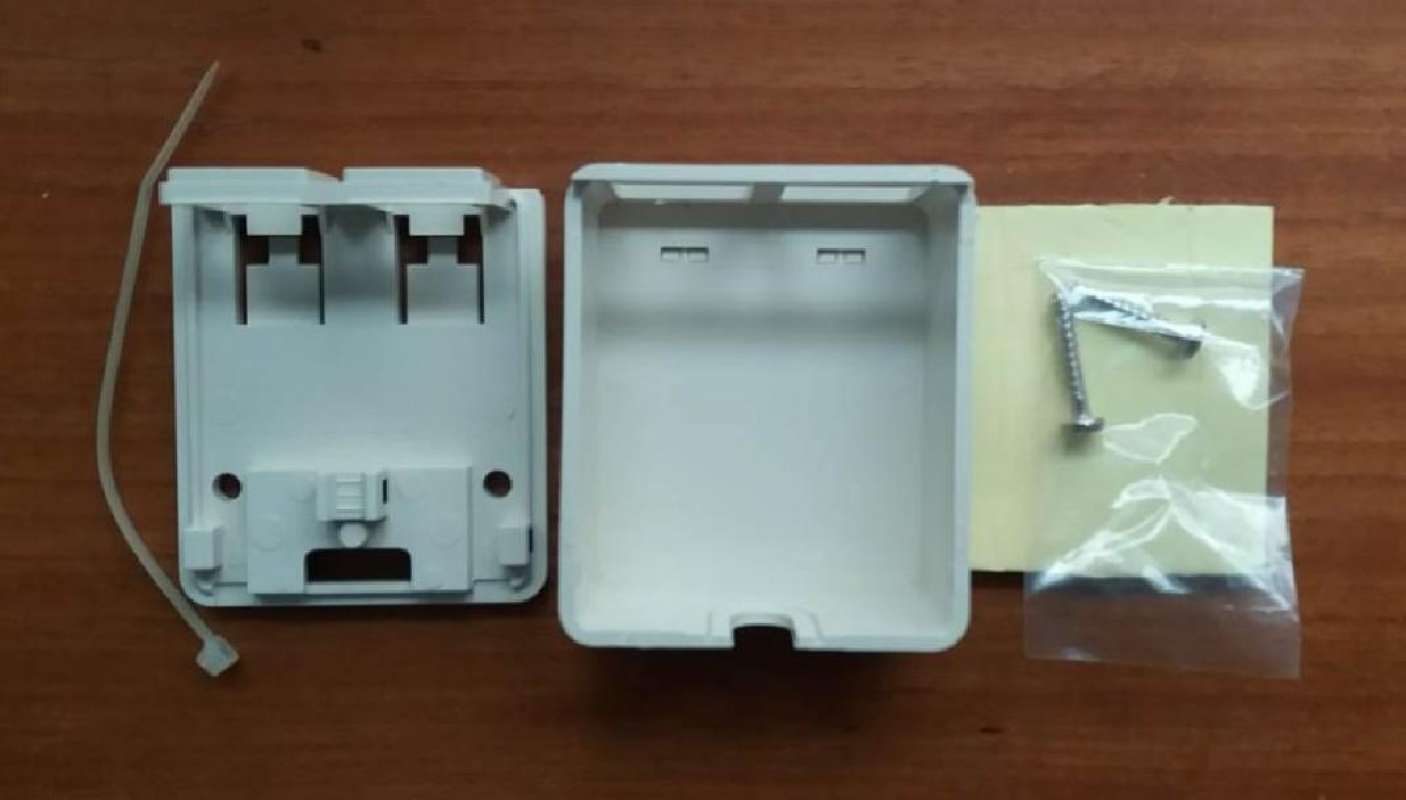 Jual AMP MODULAR JACK BOX TWO PORT, ALMOND di Seller Yella Perdana ...