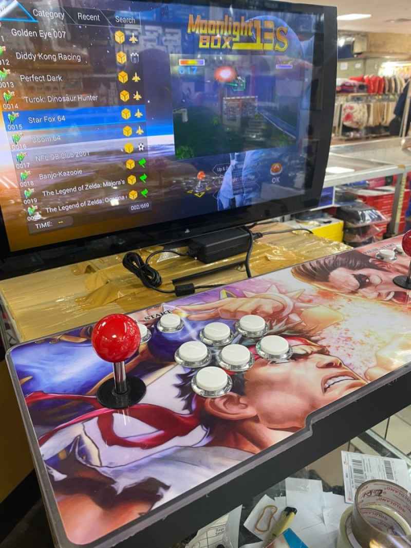 Promo Pandora Moonlight Box 5 Ding Dong Street Fighter Arcade Game ...