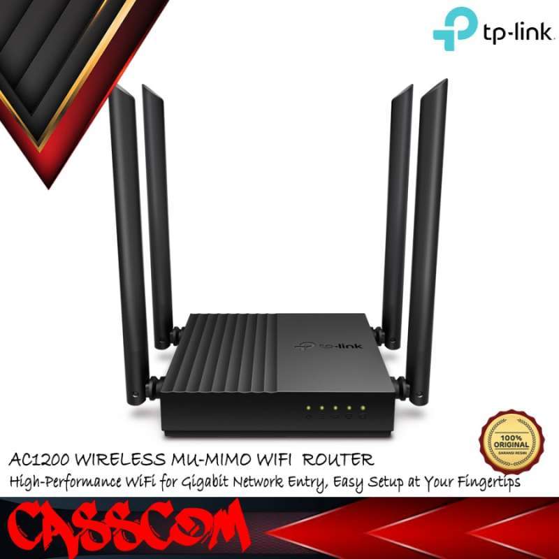 Jual Tp Link Archer C Ac Wireless Mu Mimo Wifi Router Tplink Di Seller Casscom Mekarjaya