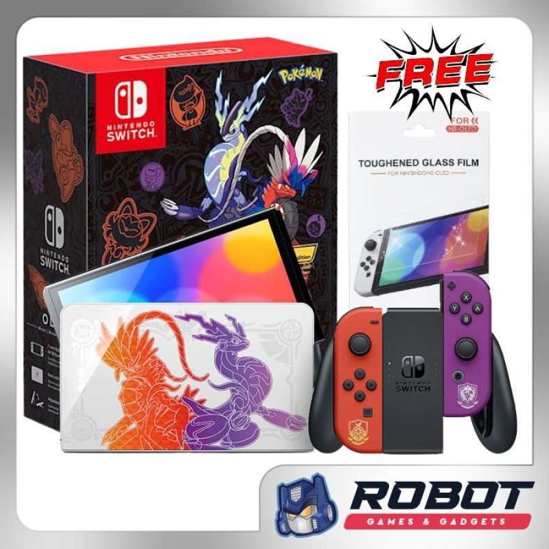 Promo Nintendo Switch OLED Console Mesin Pokemon Scarlet Violet Edition Diskon 23% di Seller ...