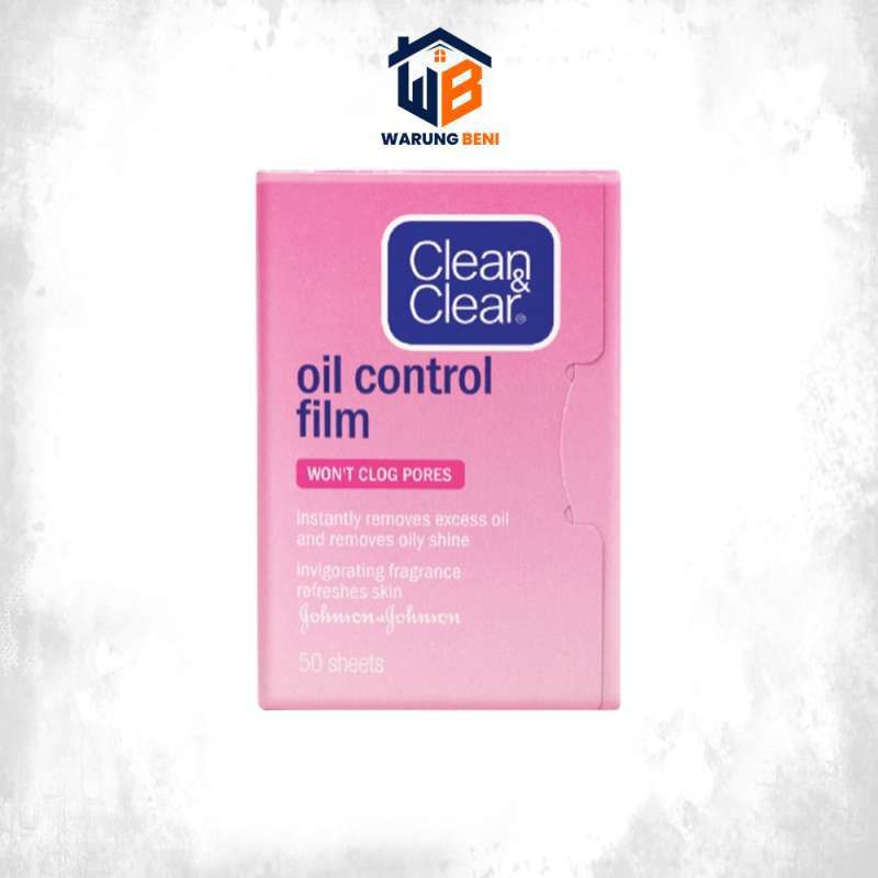 Jual Clean & Clear Oil Control Film Face Paper Kertas Minyak Wajah 50s ...