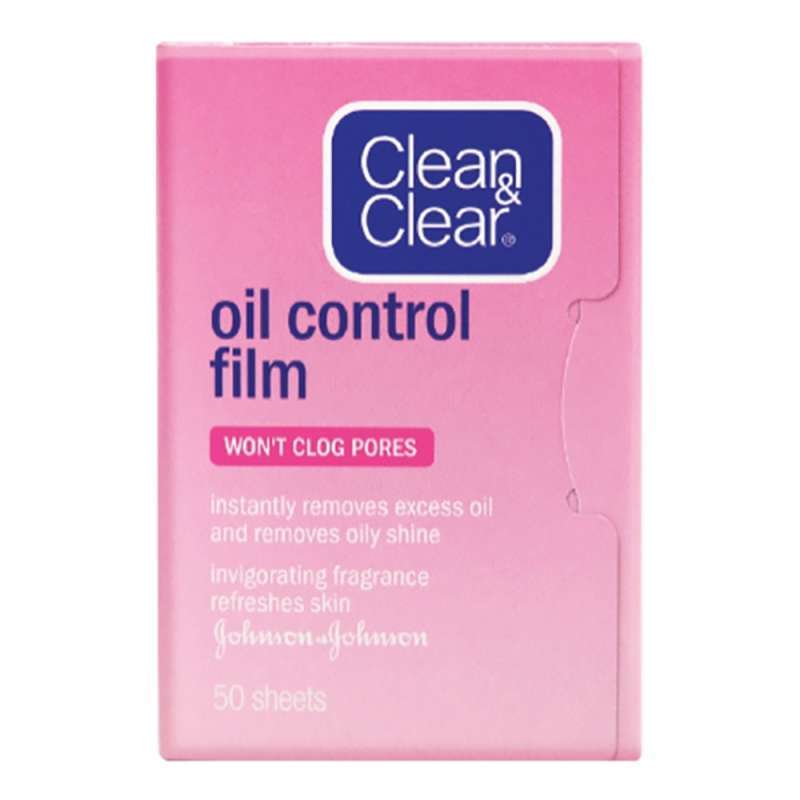 Jual Clean & Clear Oil Control Film Face Paper Kertas Minyak Wajah 50s ...