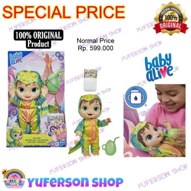 Jual Baby Alive Dino Cuties Doll Stegosaurus di Seller Yuferson Shop - Petir, Kota Tangerang ...