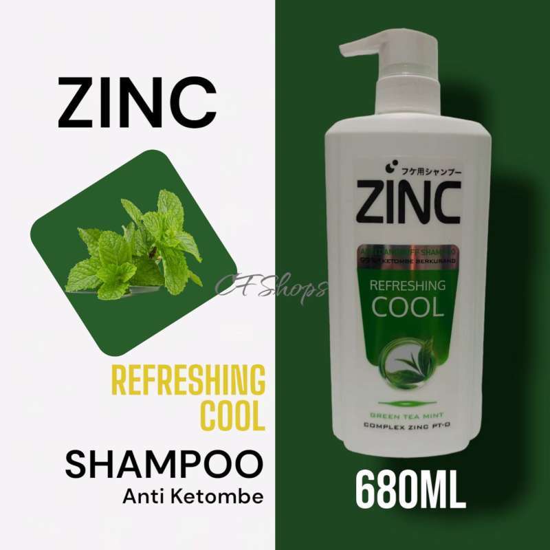 Jual Zinc Shampoo Refreshing Cool 680 Ml Di Seller Cfshops - Tugu, Kota ...