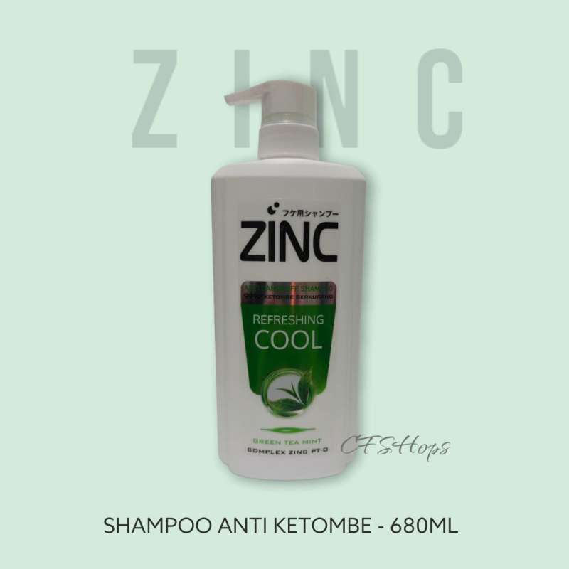 Jual Zinc Shampoo Refreshing Cool 680 Ml Di Seller Cfshops - Tugu, Kota ...