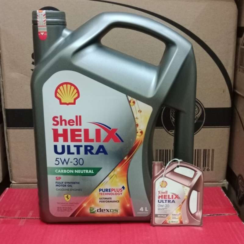 Promo Shell Helix Ultra 5W - 30 Dexos1 Pureplus Full Synthetic 4L ...
