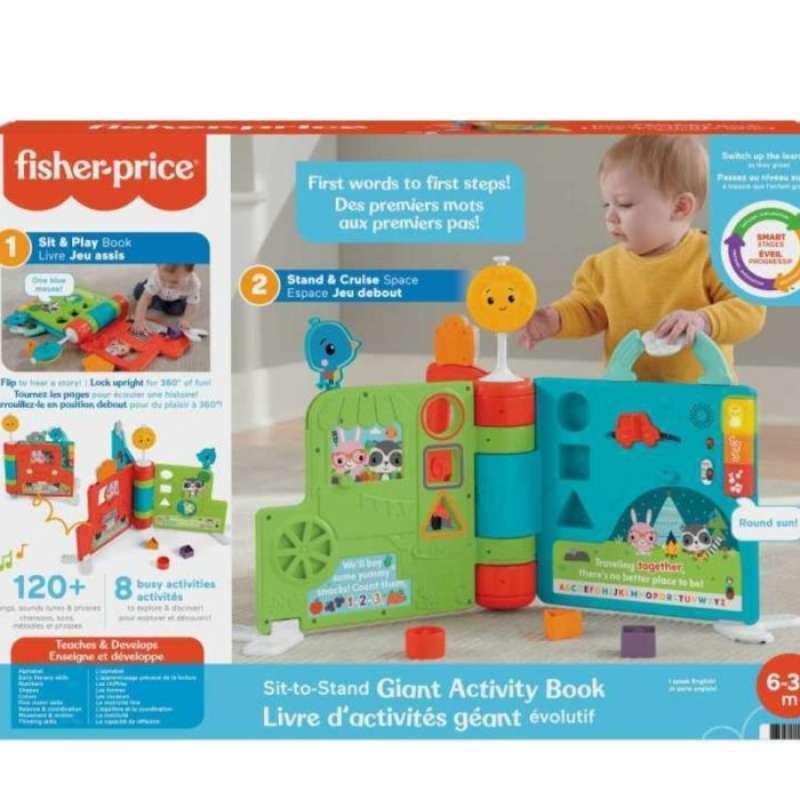 Jual Fisher Price Sit To Stand Giant Activity Book Di Seller Dyakha ...