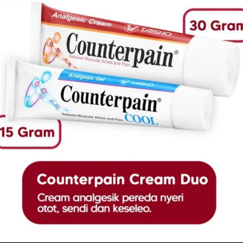 Jual Counterpain DUO - Cream 30 Gr & Cool 15 Gr di Seller excelencia ...
