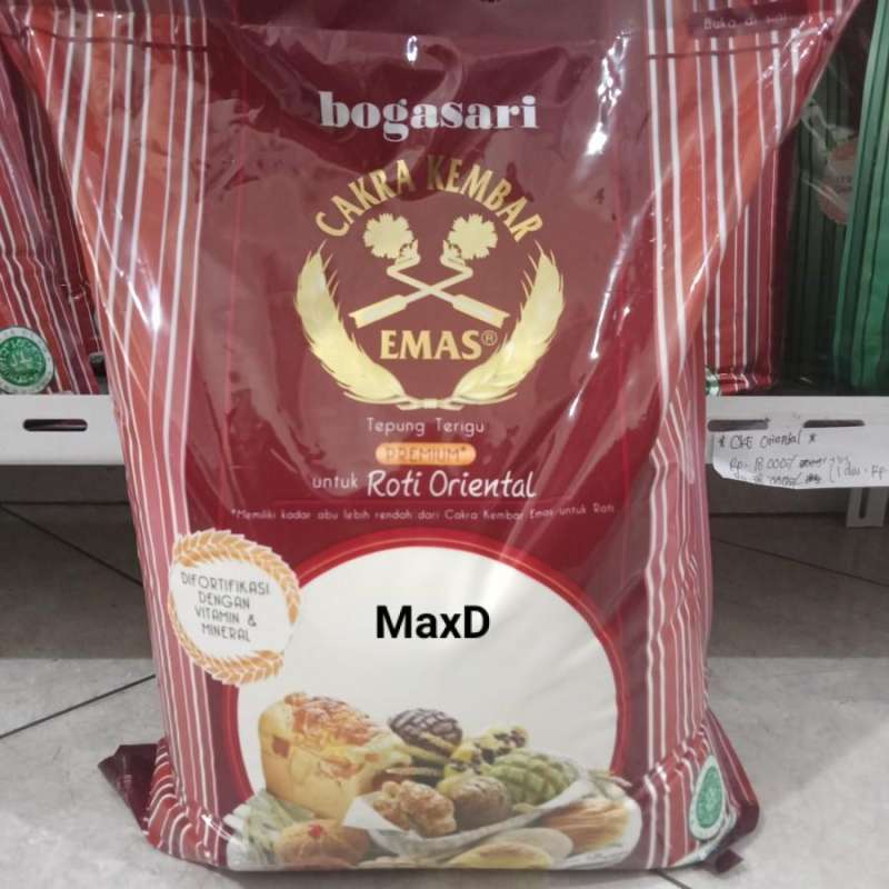 Jual Tepung Premiks Roti Oriental Cakra Kembar Emas 5kg 1bks Di Seller ...