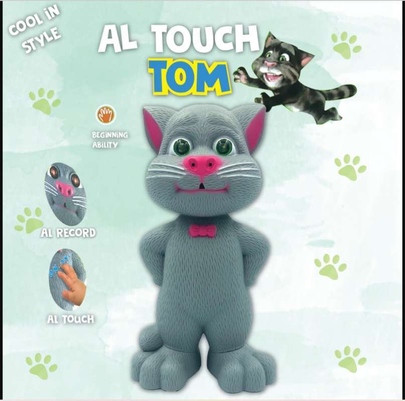 Jual Mainan Talking Tom Reactive Touch Sensitive Artificial Intelligent ...