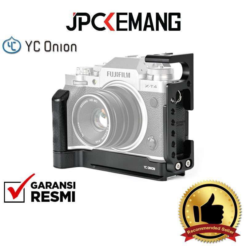 Promo JPC KEMANG L Plate for Fujifilm XT4 YC Onion L Bracket For Fujifilm X-T4 Black GARANSI ...